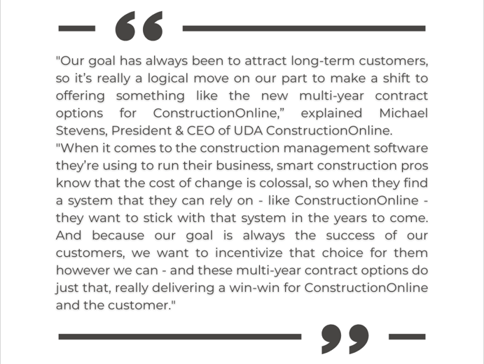 ConstructionOnline Starts 2023 Off Strong as Customers Take Advantage of New Multi-Year ...